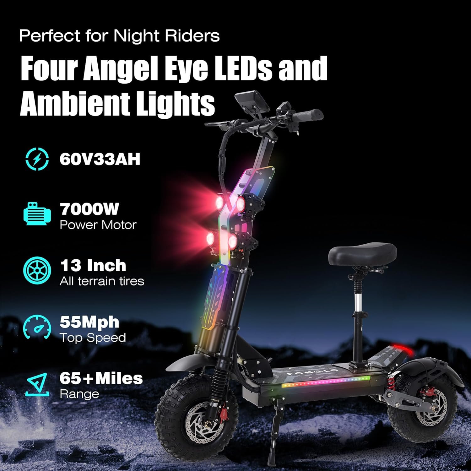 FOHOLO F15 Electric Scooter | Official FOHOLO Website