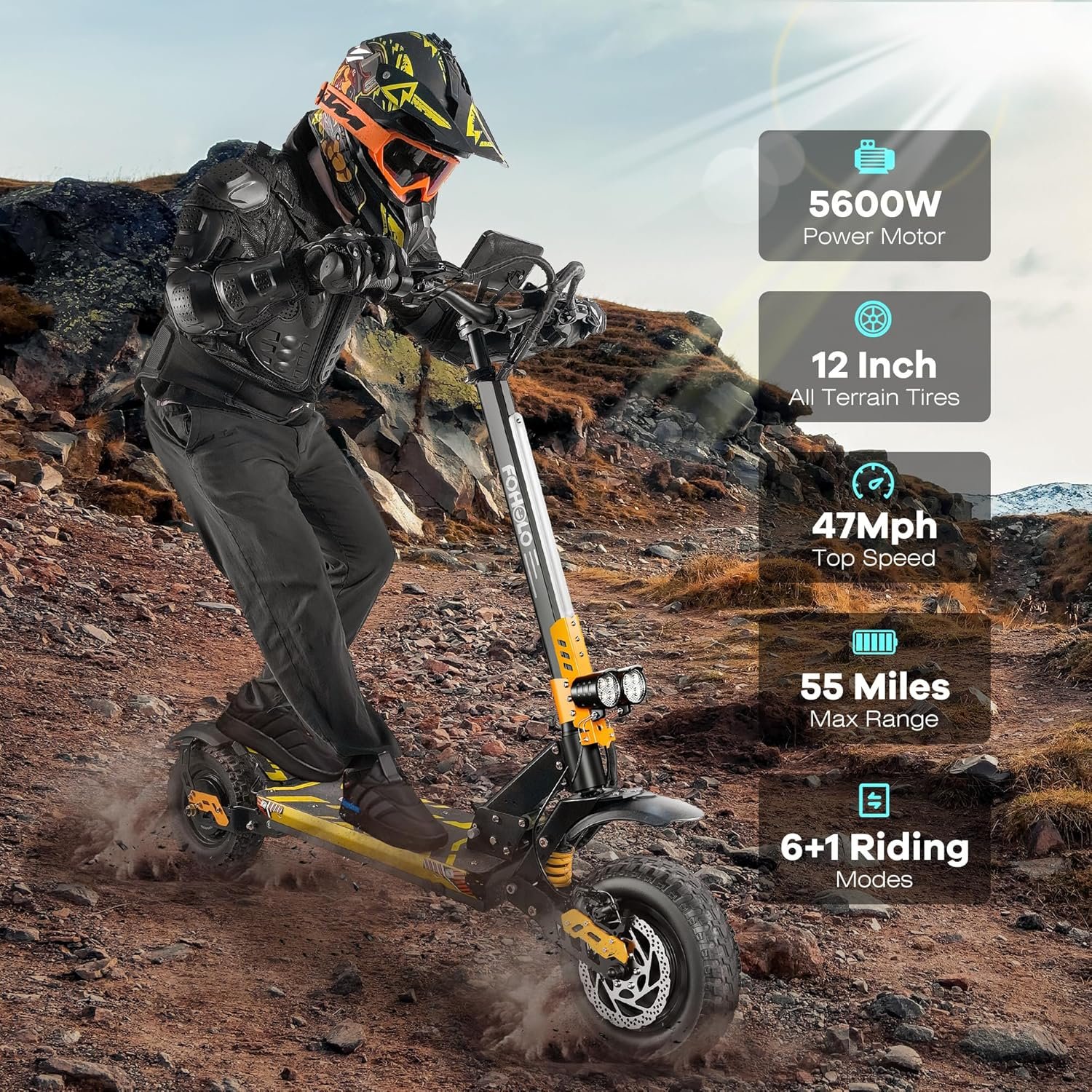 FOHOLO F15 Electric Scooter | Official FOHOLO Website